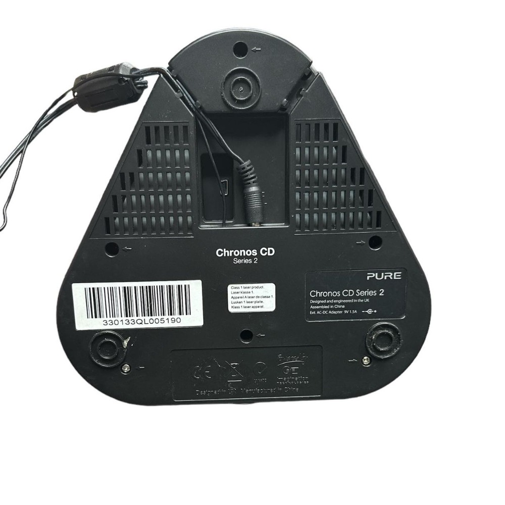 Pre-owned Pure Chronos CD Series 2 Player/DAB Radio Player & Alarm ...